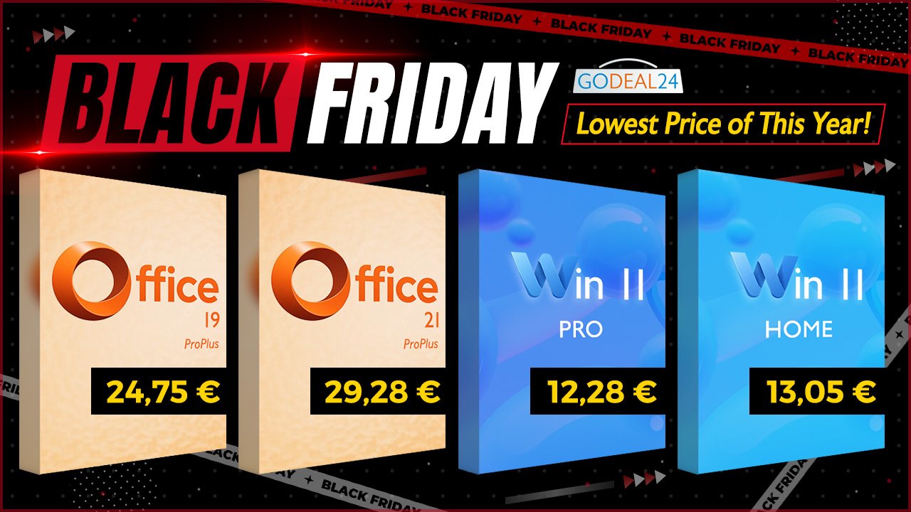 Office 2021 Pro με 29€ & Windows 11 Pro με 12€! Η Black Friday έφτασε στο Godeal24… - iTechNews